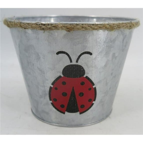 Silver with Red Ladybug Planter - Walmart.com
