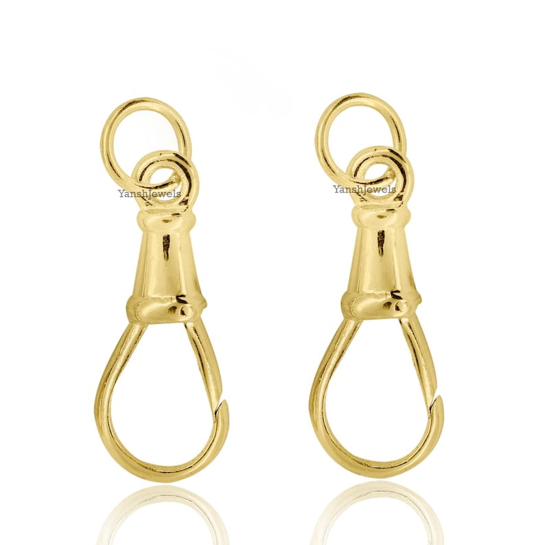 Silver yellow gold plated swivel clasp lock jewelry - Walmart.com