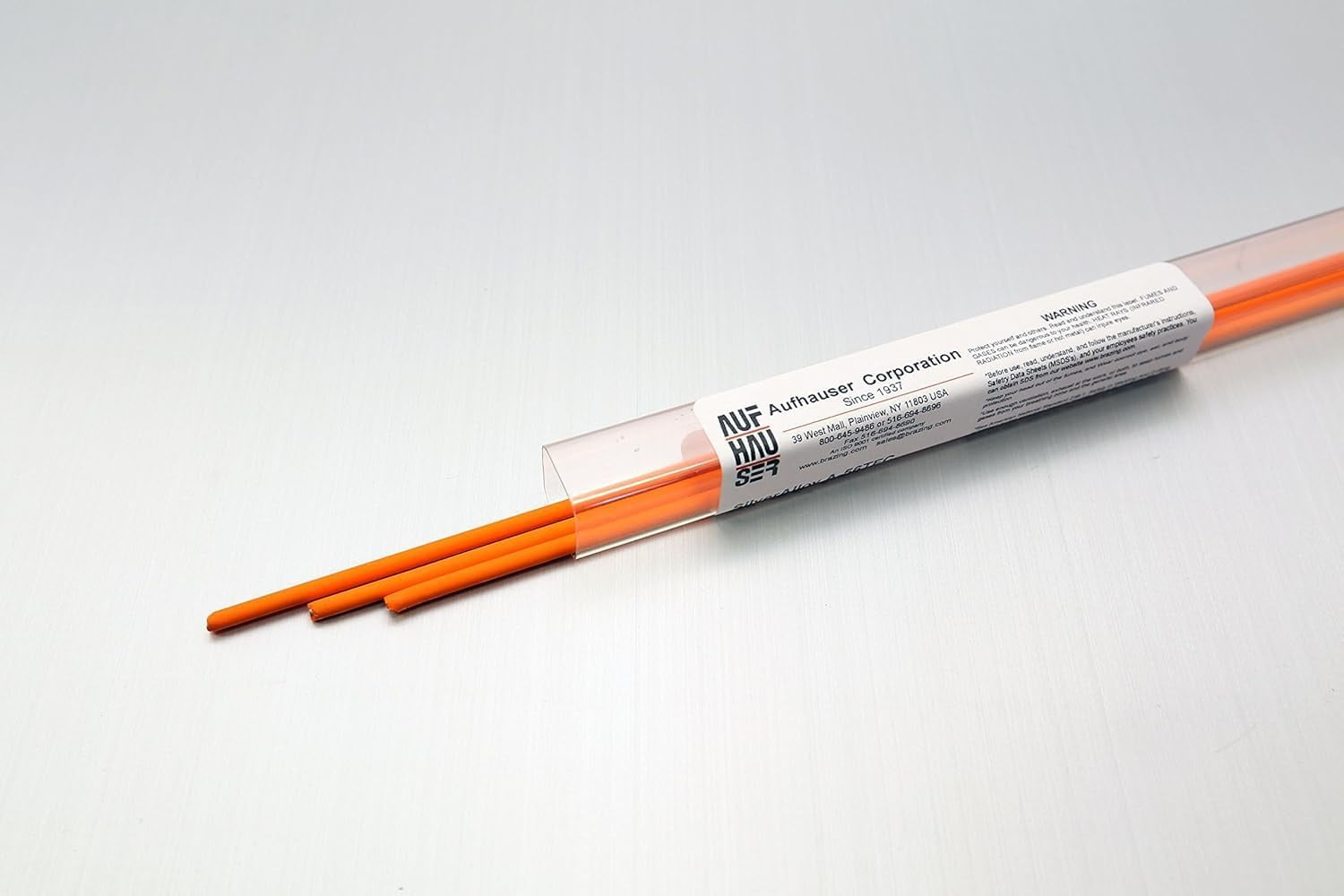 SilverAlloy 56% Ag BAg-7 1/16" x 18" Flux Coated Silver Solder Brazing ...