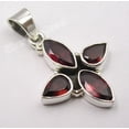 SilverStarJewel .925 Solid Silver Marquise Red Garnet Multigems ...
