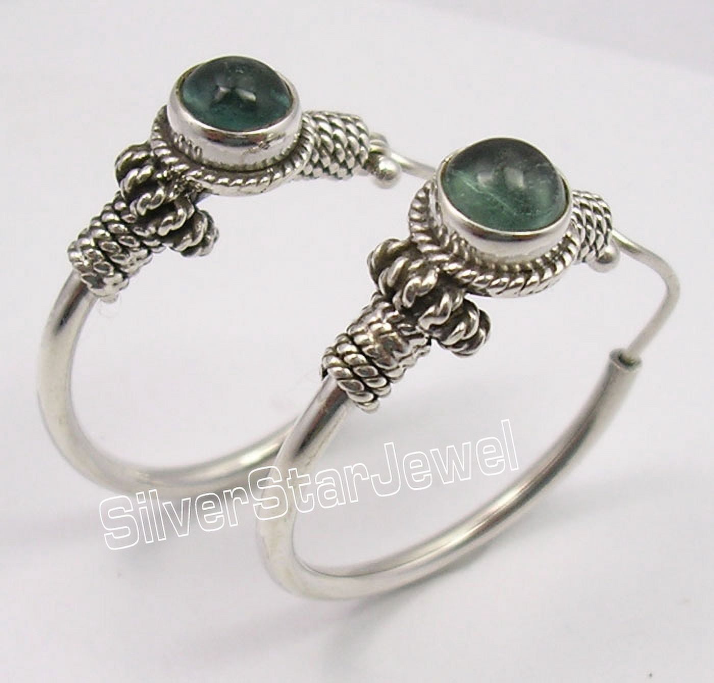 SilverStarJewel 925 Sterling Silver Exclusive Apatite Gem Antique Look ...