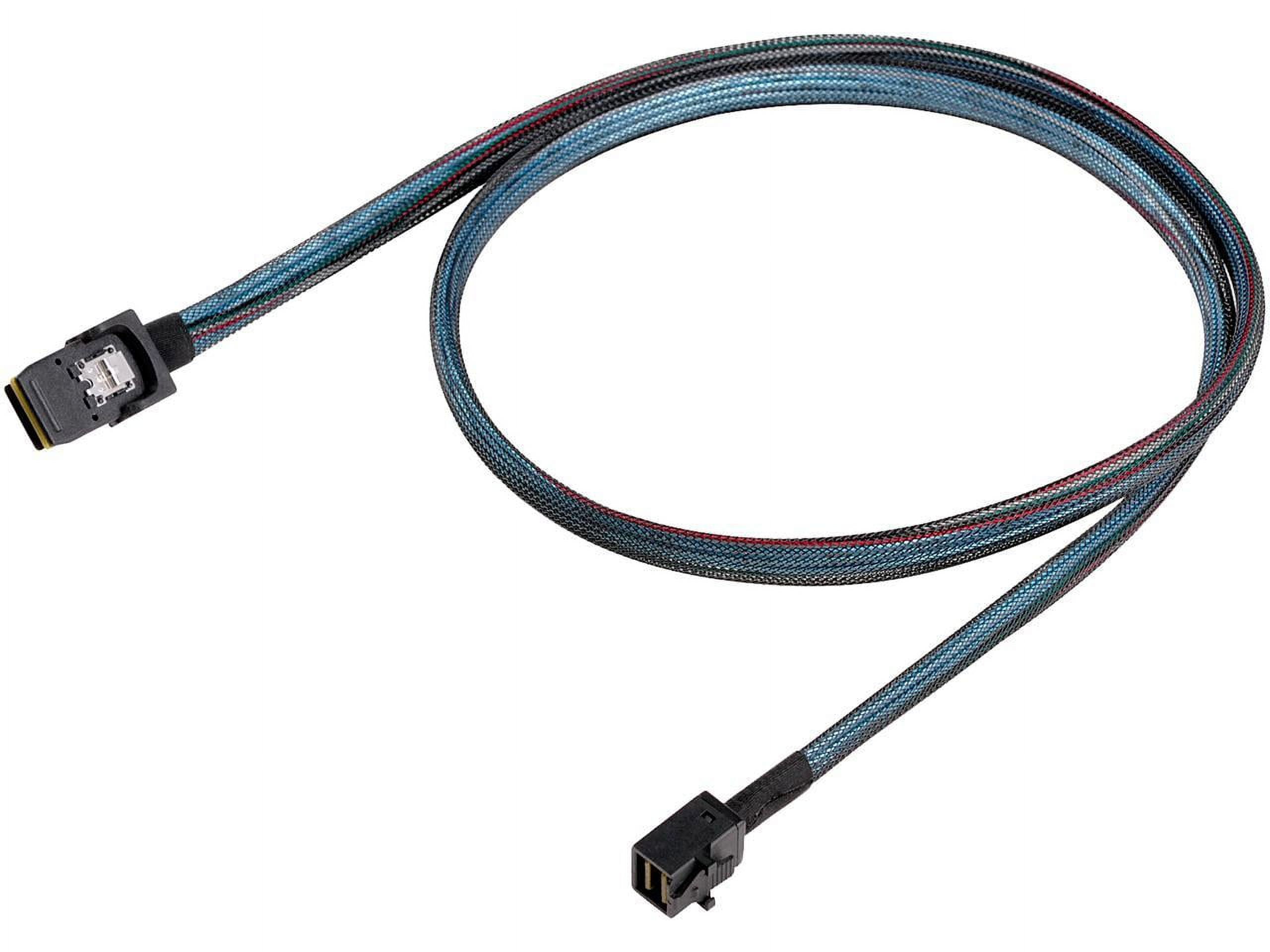 SilverStone 36 Pin Minisas SFF-8643 to Sff 8087 +sideband Cable 0.6M ...