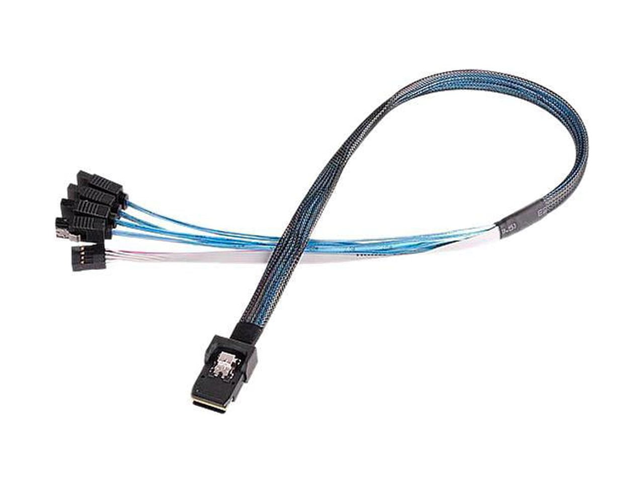 SilverStone 36 Pin Minisas Sff-8087 (Target) to SATA 7Pin (Host ...