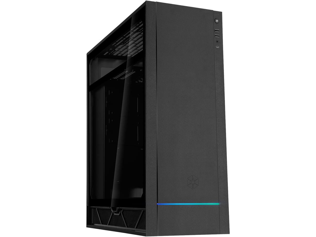 SilverStone ALTA F1 SST-ALF1B-G Black Aluminuml / Steel / Tempered ...