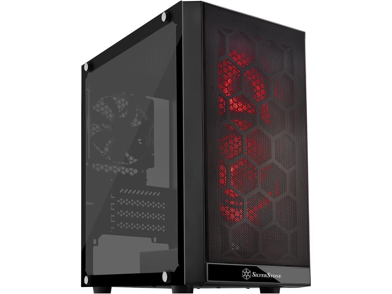 SilverStone PS15 SST-PS15B-RGB Black Steel / Plastic / Tempered Glass ...