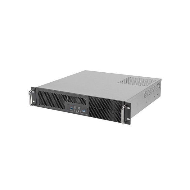 Silverstone RM23-502-MINI 2U dual 5.25" drive bay Micro-ATX rackmount ...