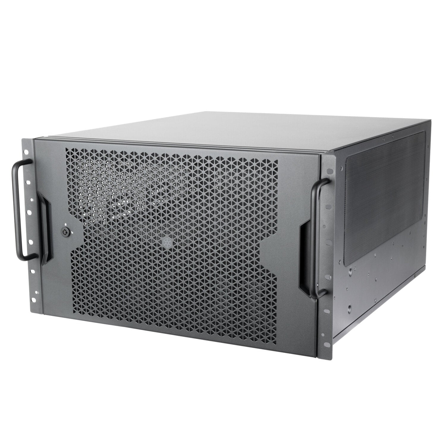 SilverStone RM61-312 6U 12-Bay Rackmount Chassis equipped with dual PSU ...