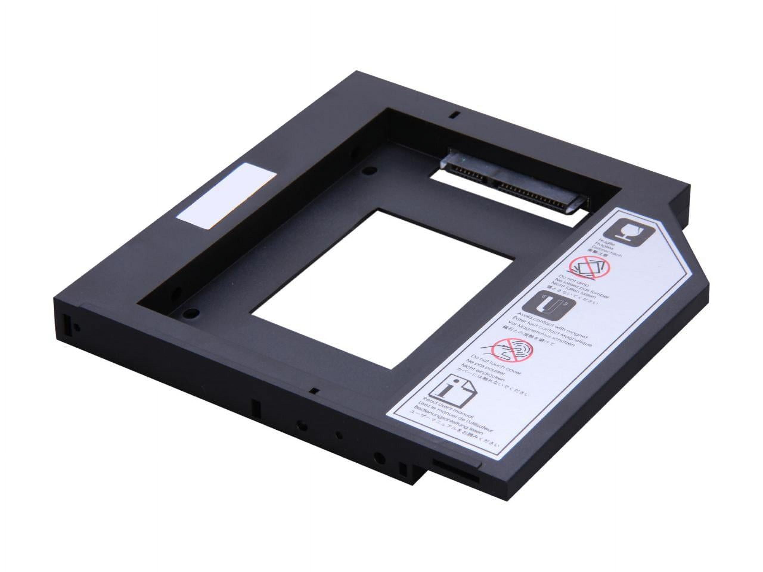 SilverStone TS09 12.7mm Height 2.5" SATA HDD/SSD Caddy for Laptop / 2.5" SSD/HDD Conversion Tray ...