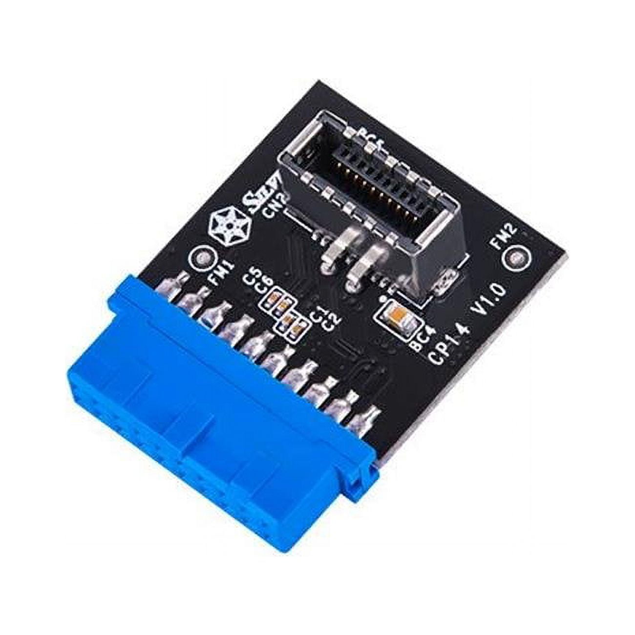 SilverStone Technologies CP14 USB 3.0 Internal 19-Pin Header to USB 3.1 ...