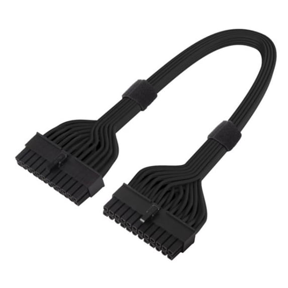 SilverStone Technology PP06BE-MB35 350 mm MB 24 Pin Power Cable, Black ...