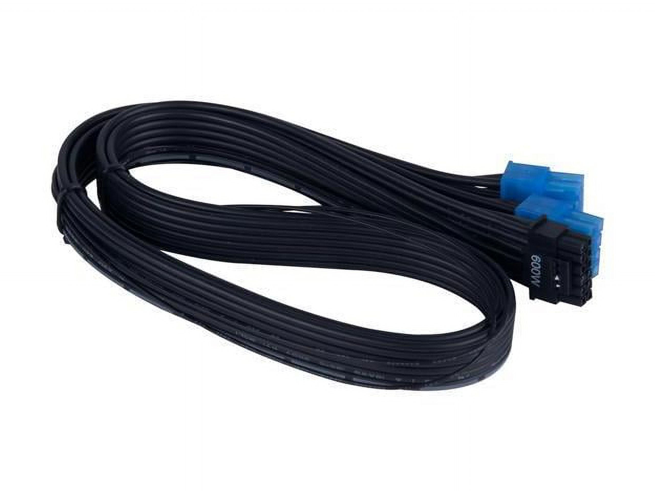 Silverstone 2 x PCIe 8 pin (PSU) to 12+4 pin (GPU) 12VHPWR PCIe Gen5 ...