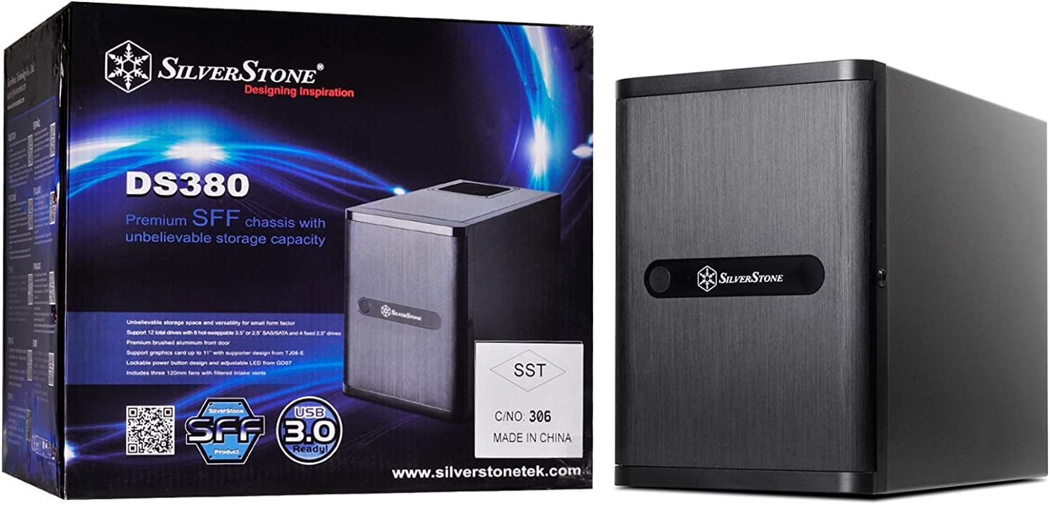 SilverStone Technology DS380B Premium Mini-Itx/DTX Small Form Factor ...