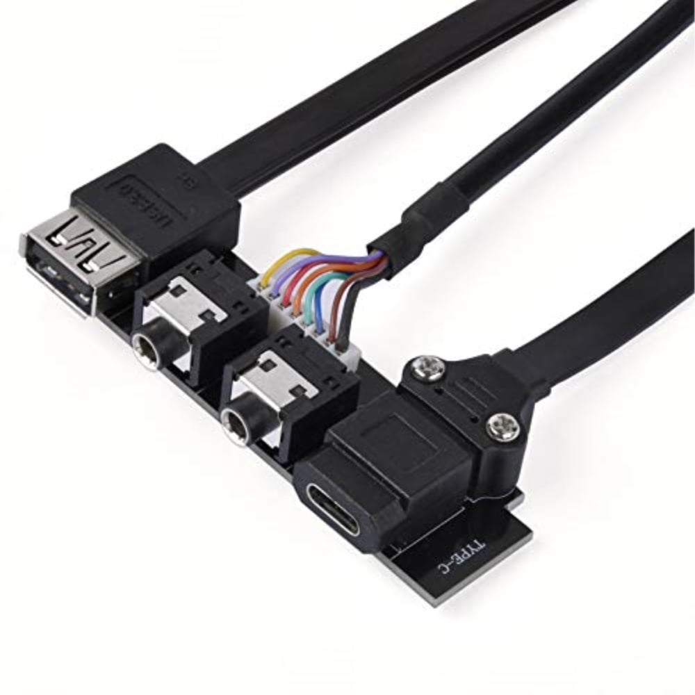 SilverStone Technology USB3.0 A Type 1 Internal 19 Pin & USB3.1 Gen2 C ...