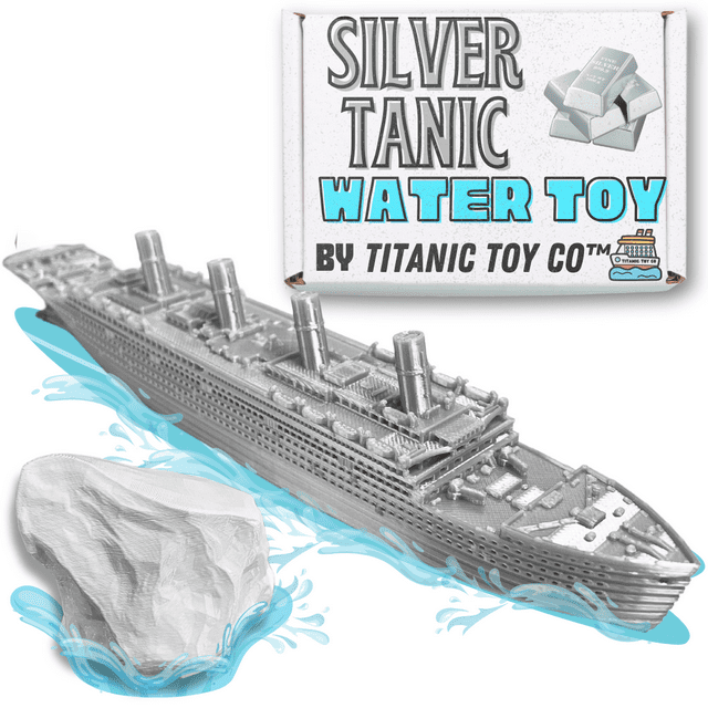 SilverTanic Titanic Bath Boat And Pool Toy By TitanicToyCo, RMS Titanic ...