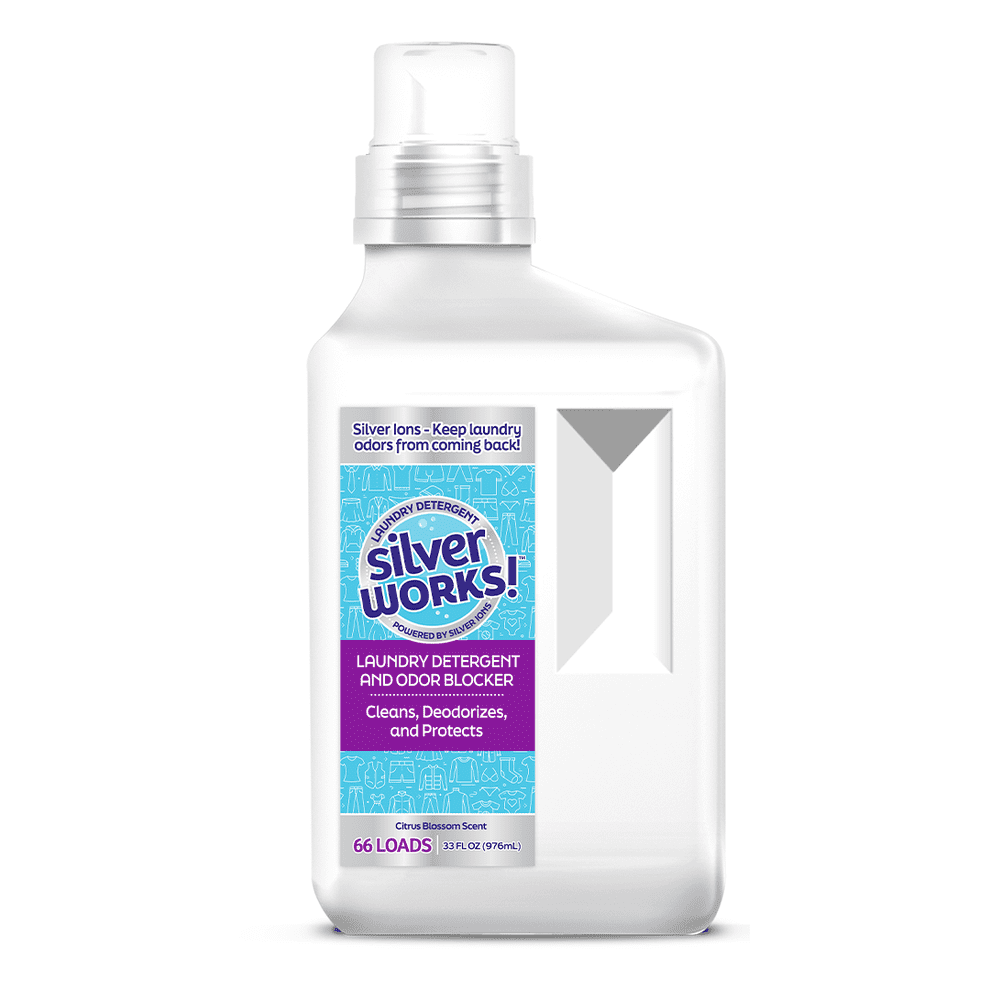 SilverWorks! Powerful Odor Eliminating Laundry Detergent Liquid ...