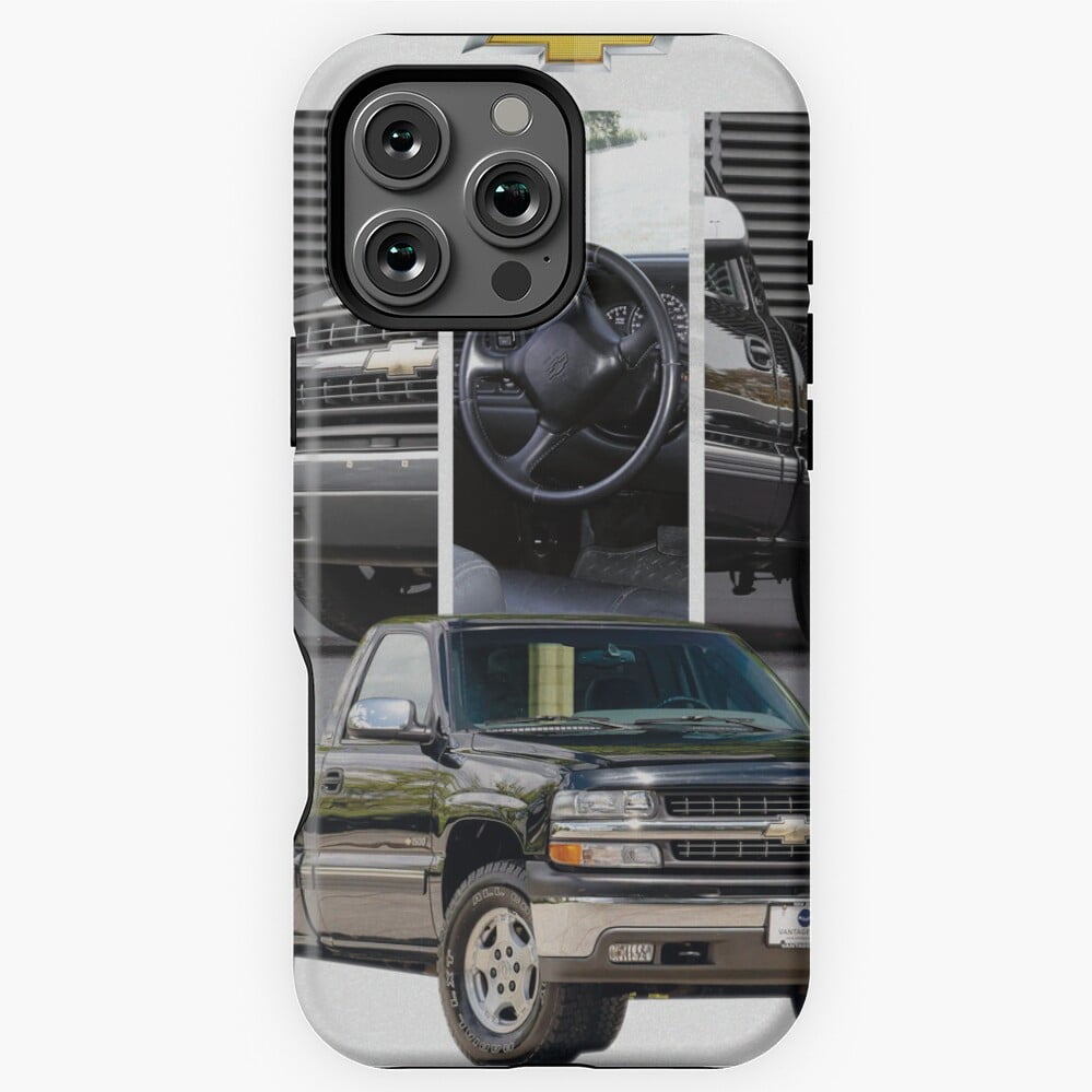 Silverado 2000s Classic Chevy Truck Phone Case for iPhone 16 15 14 13 ...