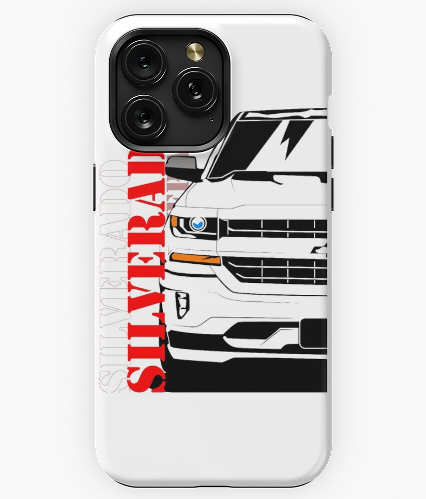 Silverado Chevy Pickup Truck Minimalist Fan Art A3966 Phone Case for ...