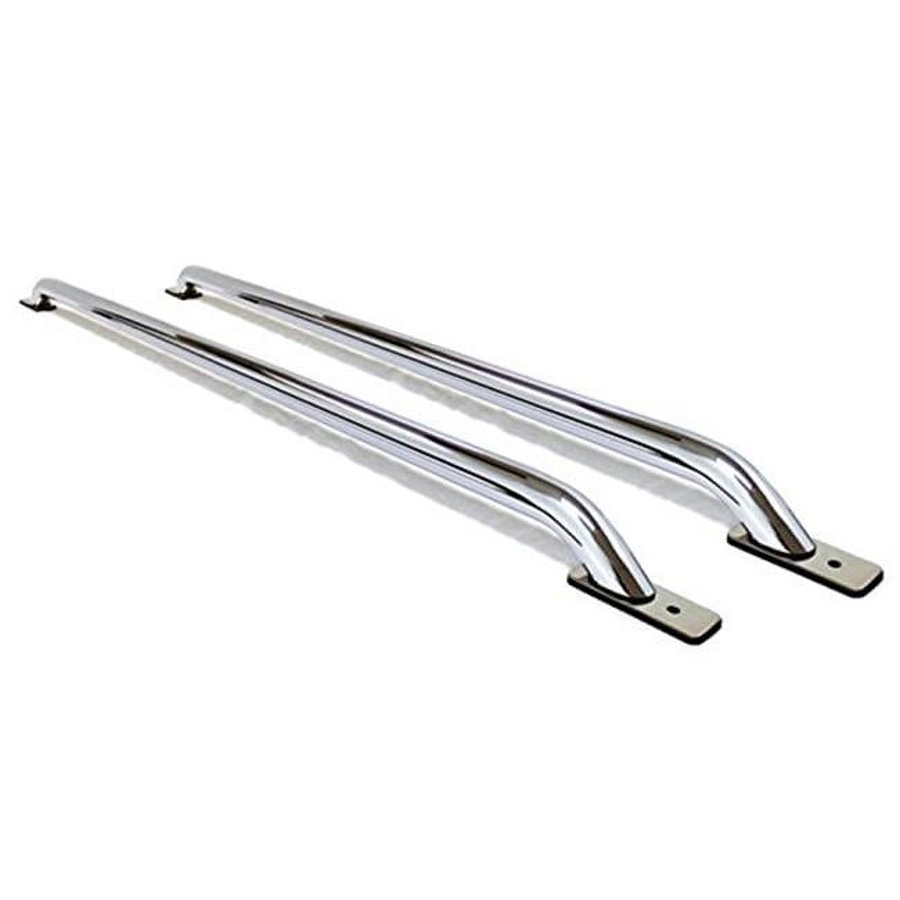Silverado Chrome Mild Steel Stake Pocket Bed Rails - Walmart.com