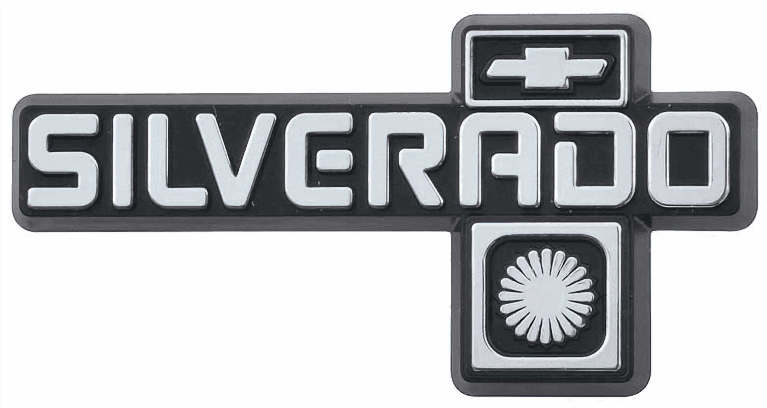 Silverado Dash Panel Emblem For 1981-1987 Chevy Trucks GM Licensed ...