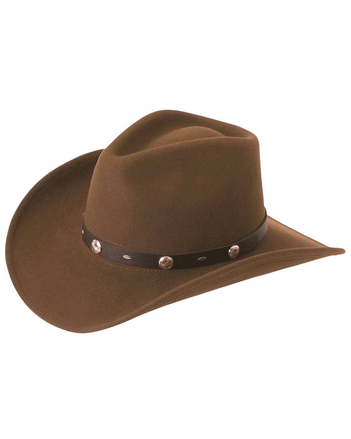 Silverado "Rattler" Men's Crushable Wool Western Cowboy Hat - Brown ...