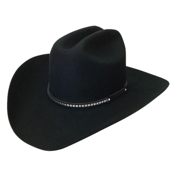 Silverado Unisex Felt Cowboy Hat Black - Walmart Business Supplies