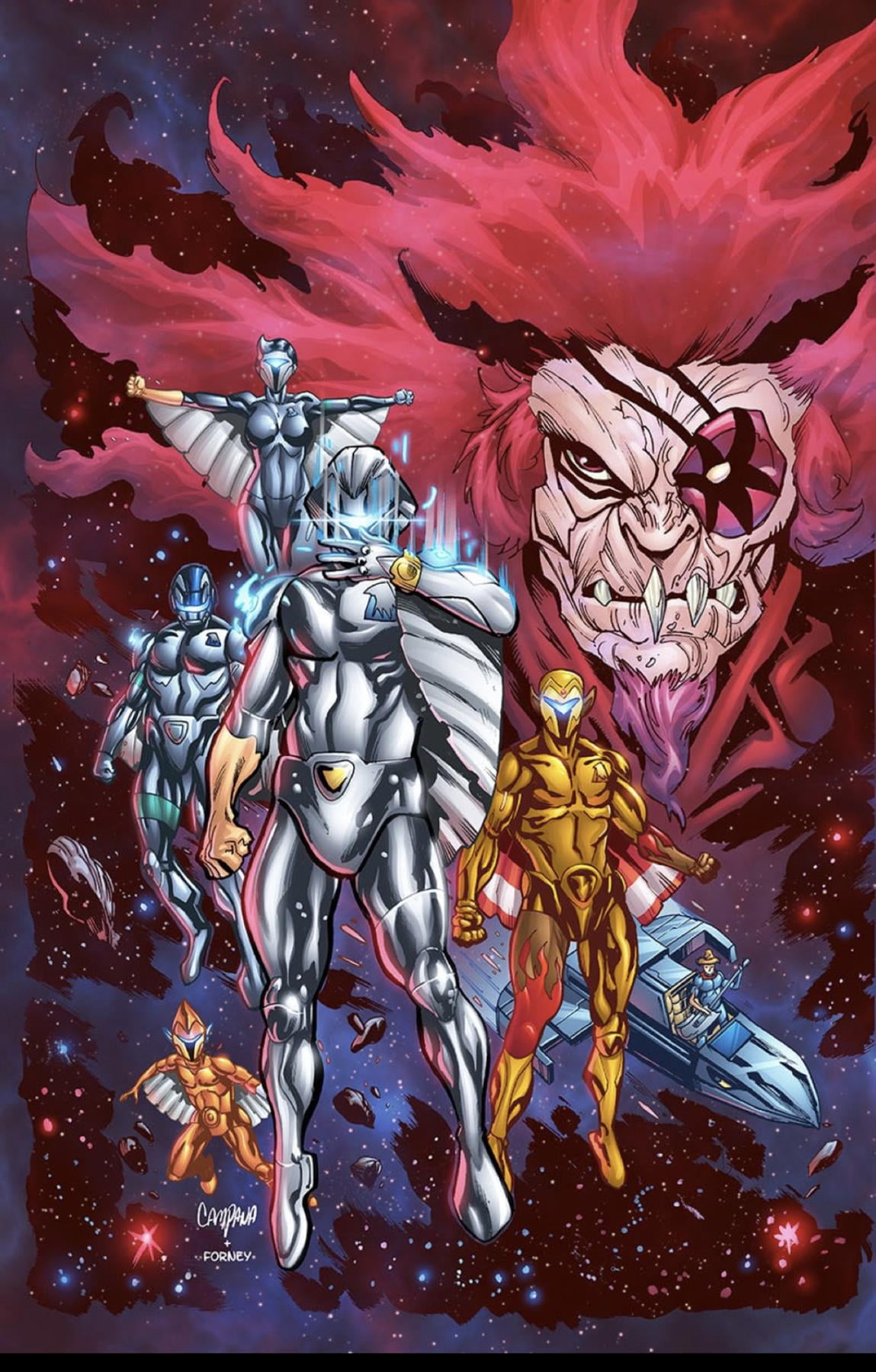 Silverhawks #1 JAF Exclusive SIGNED Campana Cover Dynamite Comic Book 2025 - Walmart.com