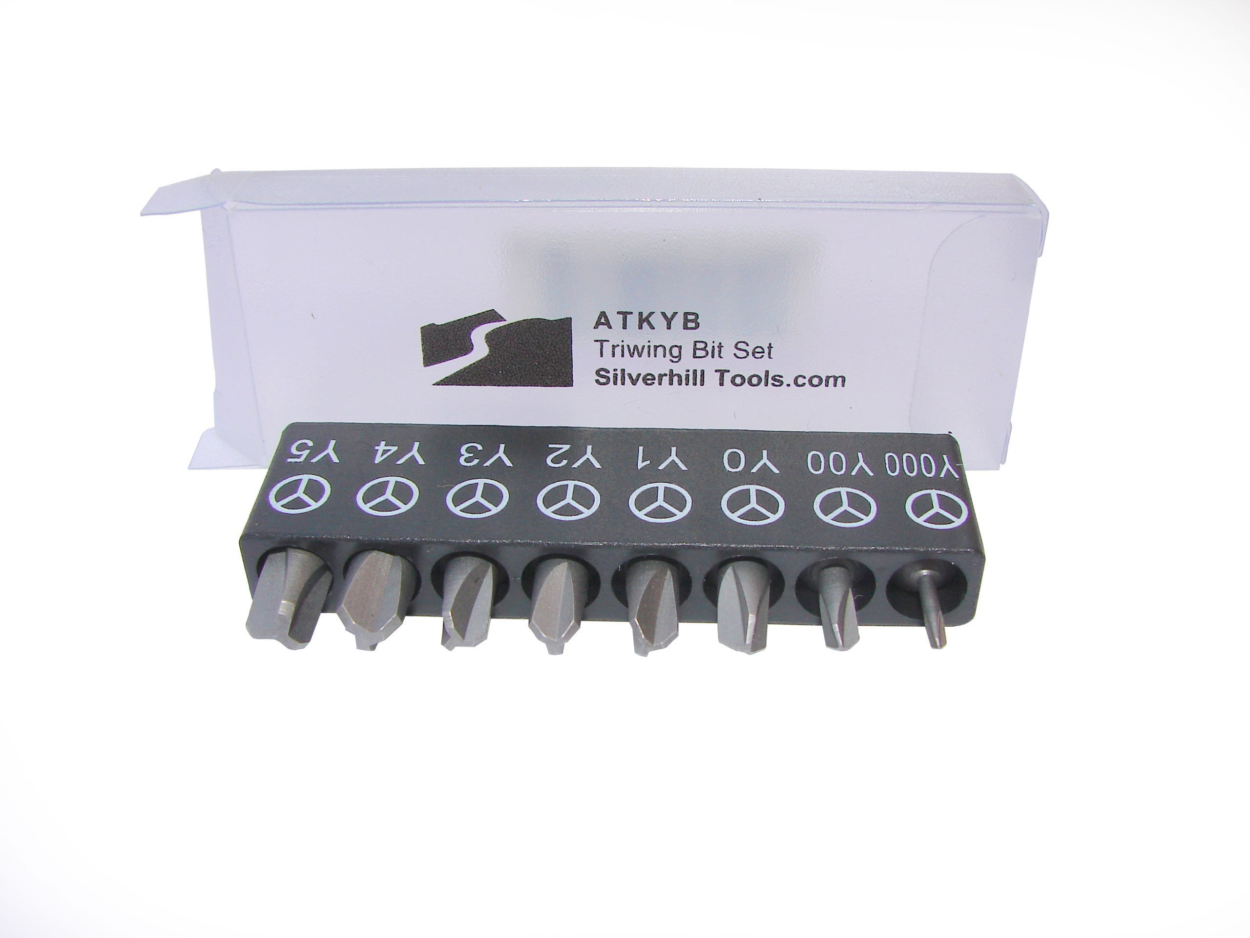 Silverhill Tools ATKYB Triwing Bit Set, 8 bits, Sizes Y000 - Y5 C57 ...