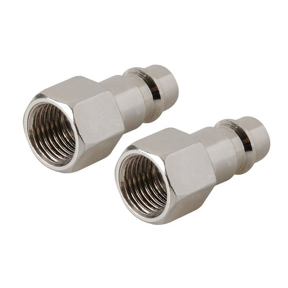 Silverline Euro Air Line Bayonet Female Thread Coupler 2pk - Walmart.com