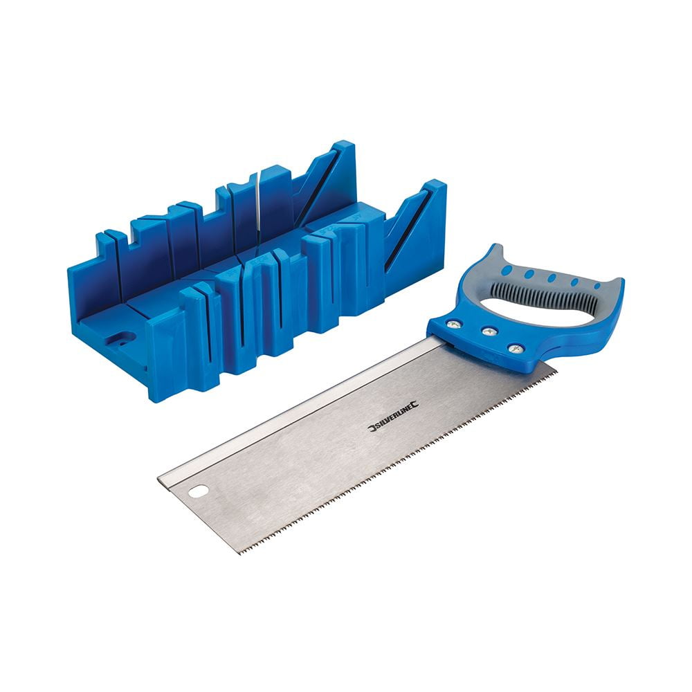 Silverline - Expert Mitre Box & Saw - 300 x 90mm - Walmart.com