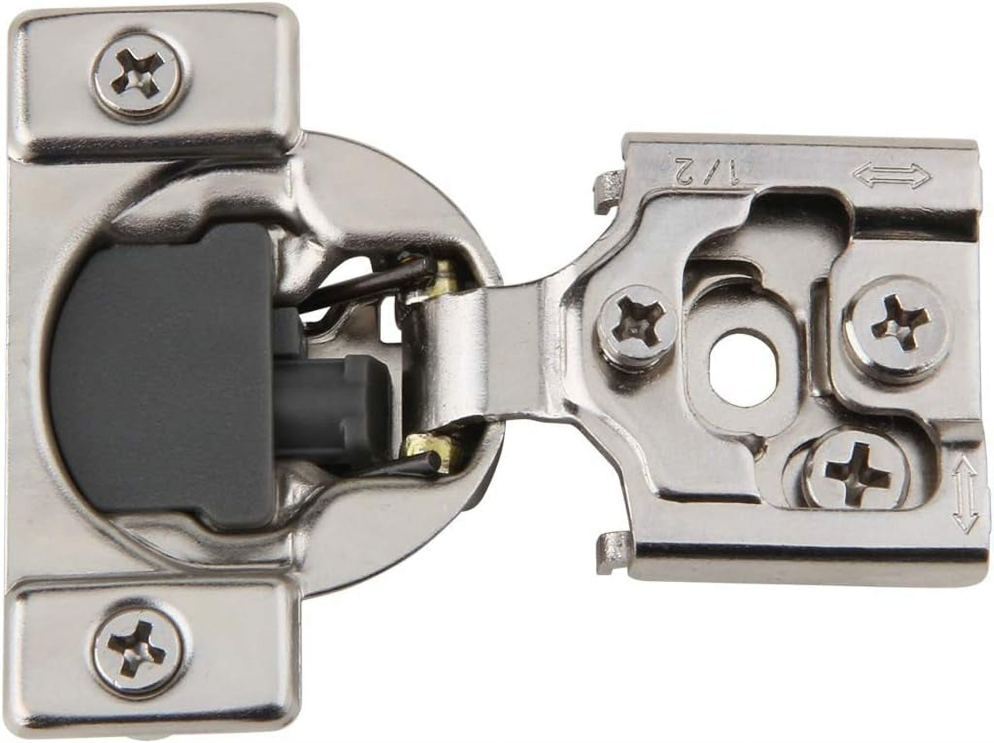 Silverline SCH105S Soft Close Hinge, 3 Way Adjustable, 1/2" Overlay ...