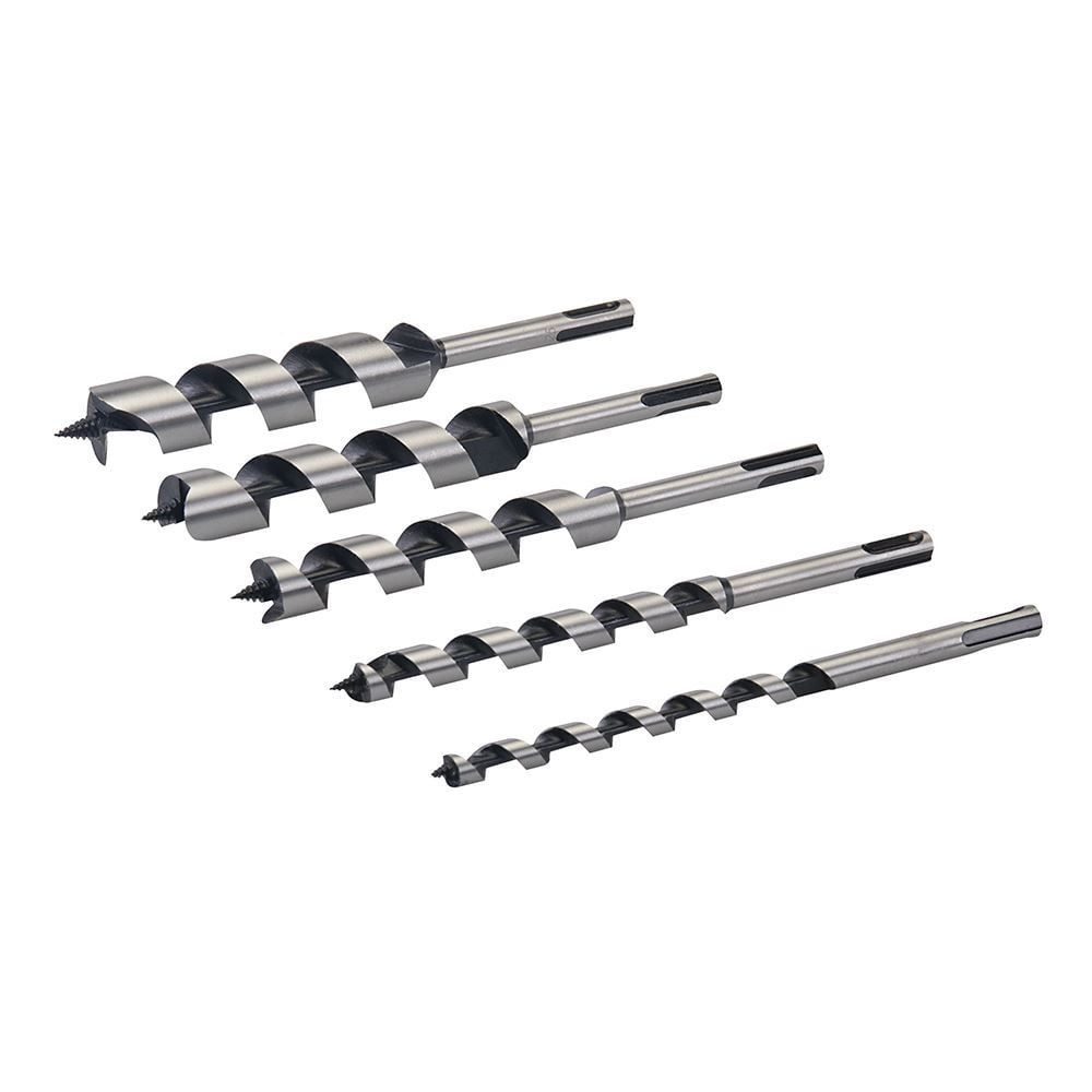 Silverline - SDS Plus Auger Bit Set 5pce - 10 - 25mm - Walmart.com