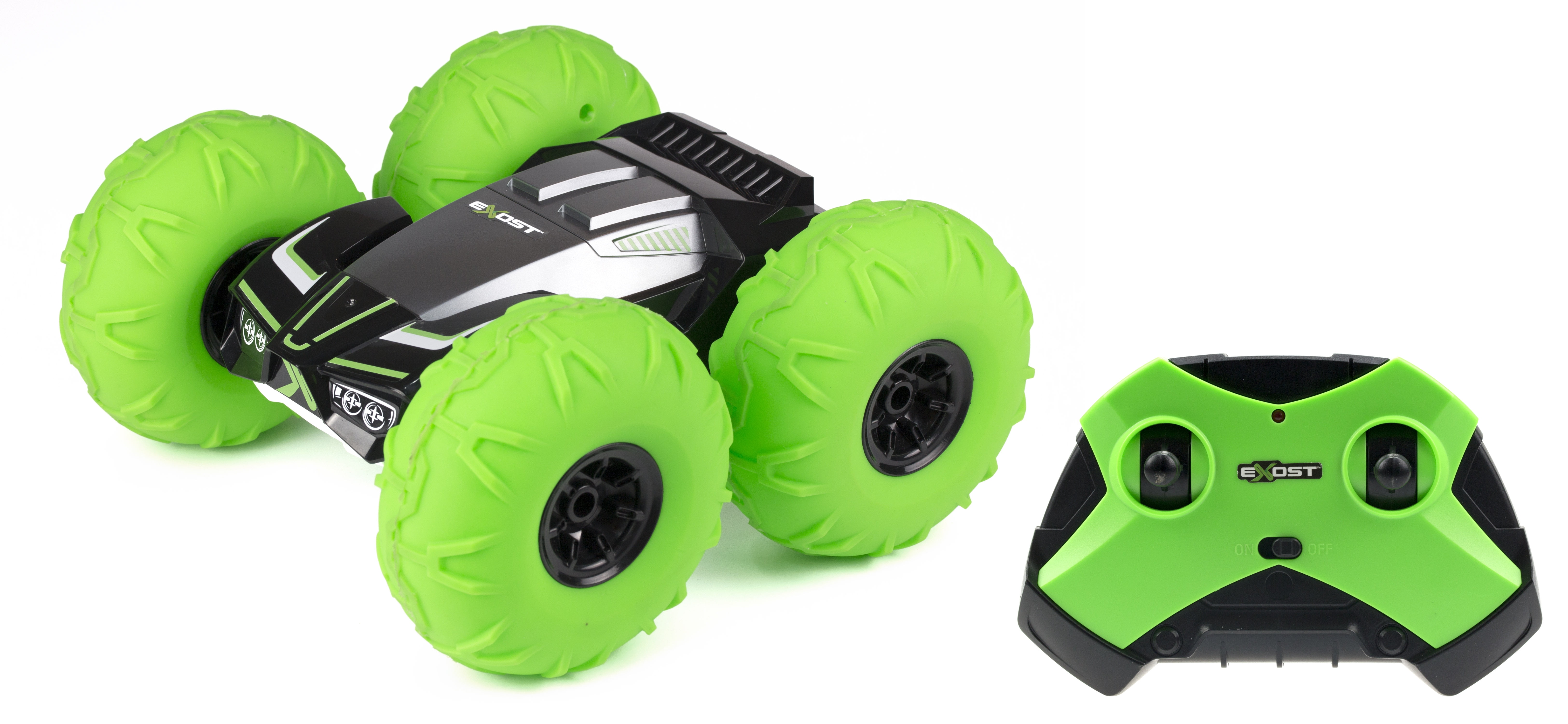 Silverlit Exost 360 Tornado Green RC Car All Terrain Vehicle Remote ...