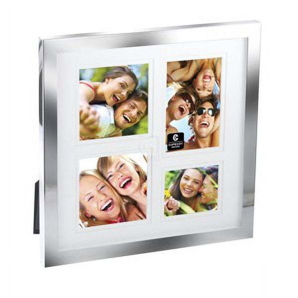 Silverplate 4-opening collage 3x3 3x4 2x2 frame by Cupercoy - Walmart.com