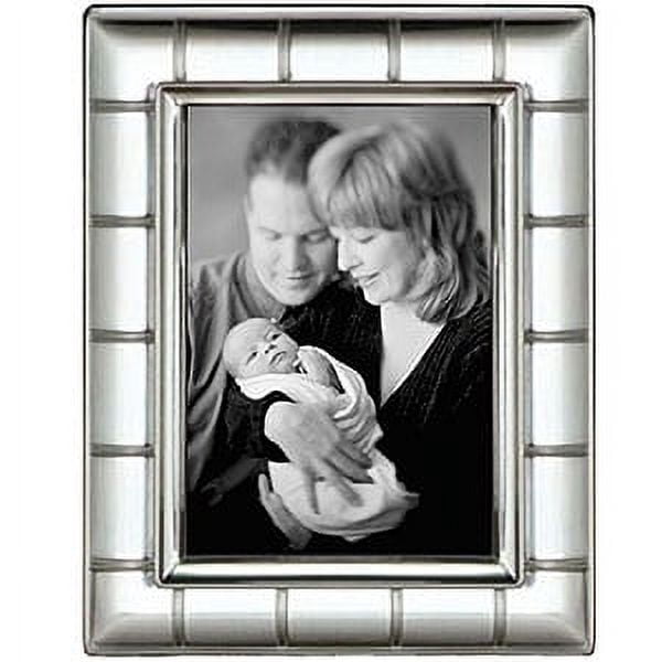 Silverplate LIVINGSTON GEOMETRIC frame by Prinz - 5x7 - Walmart.com