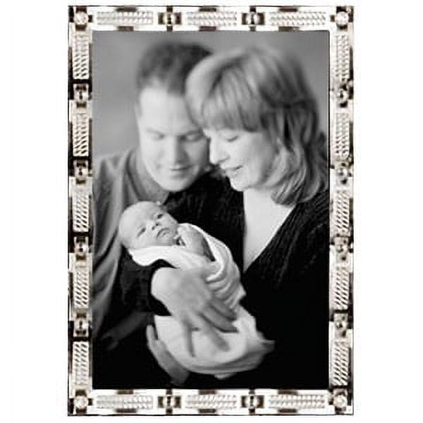 Silverplate RODEO Crystal Link frame by Prinz - 5x7 - Walmart.com