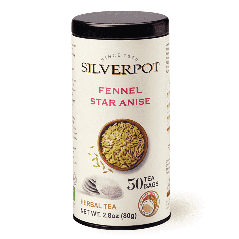 Silverpot Fennel and Star Anise - 50 Round Tea Bags | Pure Fennel Seeds ...