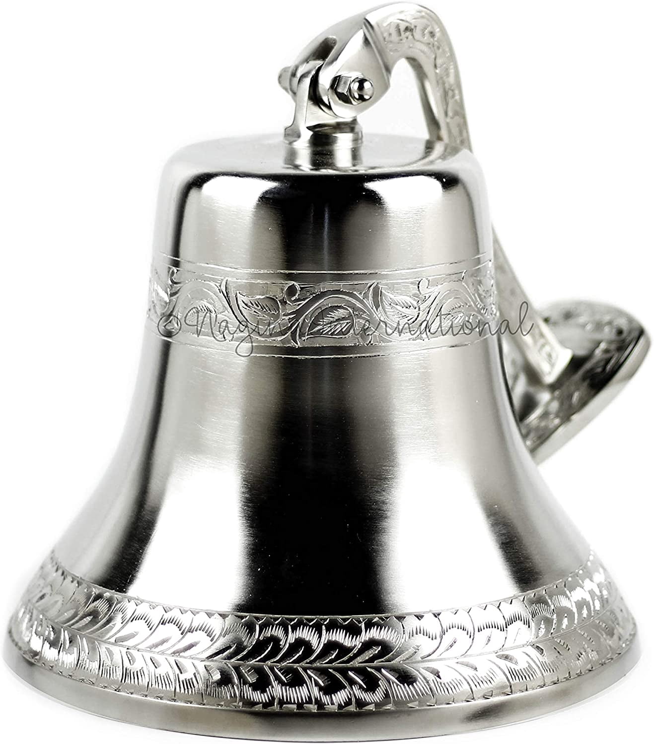 Silversmith Penciled Metal Carved Beautiful Aluminum Brushed Nickel ...