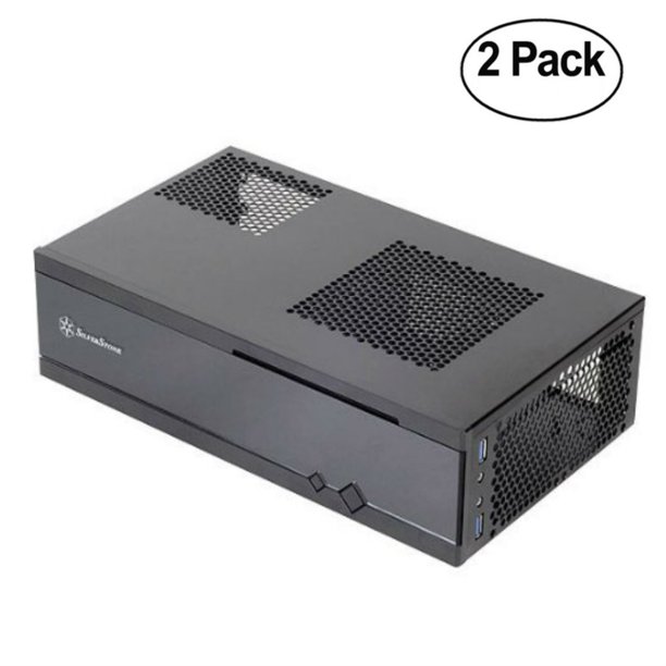 Silverstone 0.8mm Steel Body Tek Acrylic Front Panel for Mini-ITX Media ...