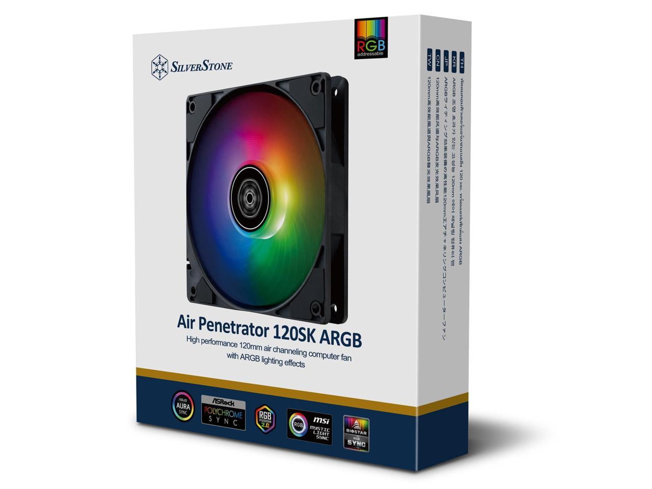 Silverstone Air Penetrator 120SK ARGB High performance 120mm air ...