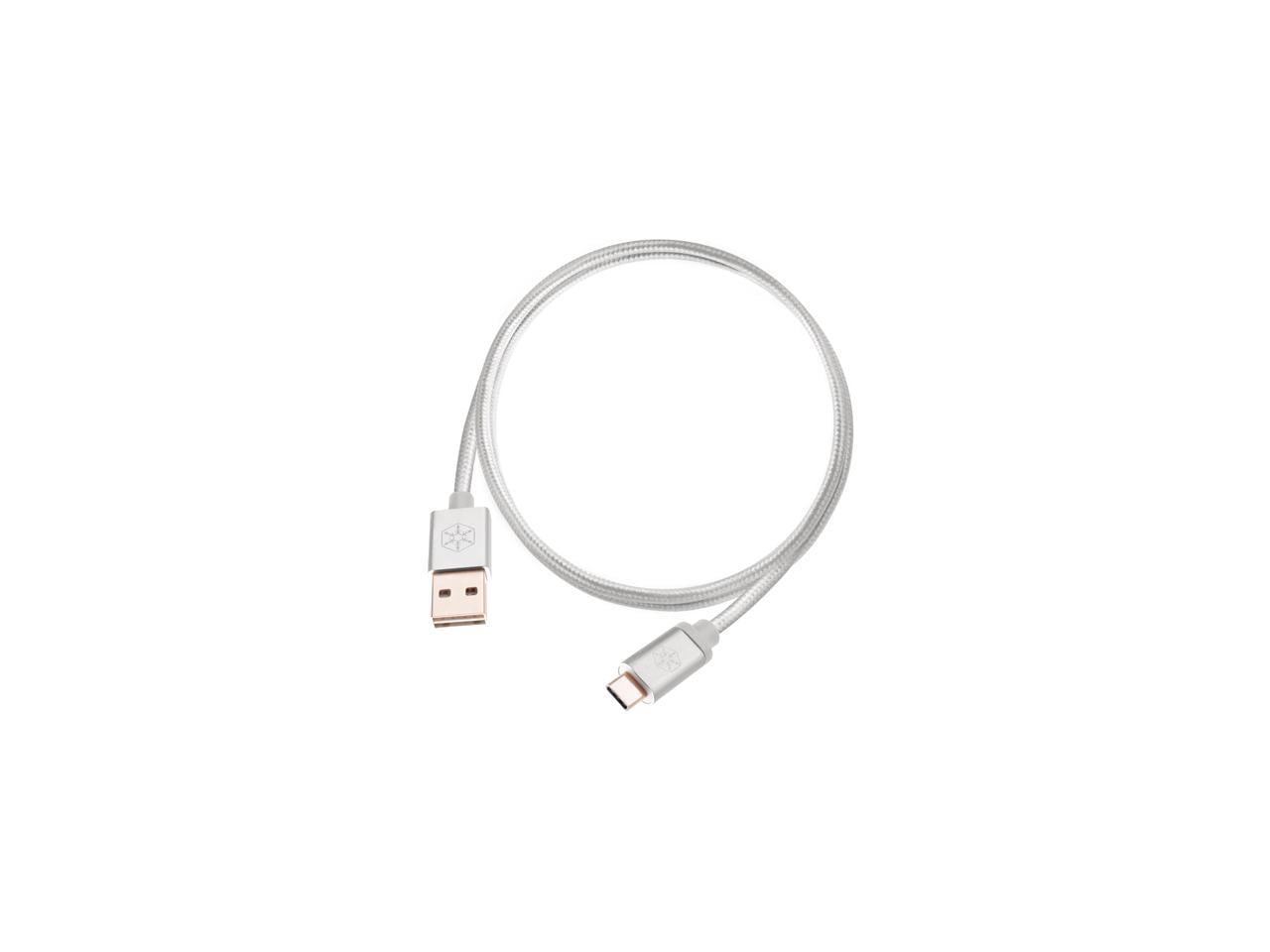 Silverstone CPU04S-1000 Silver USB Cable - Walmart Business Supplies