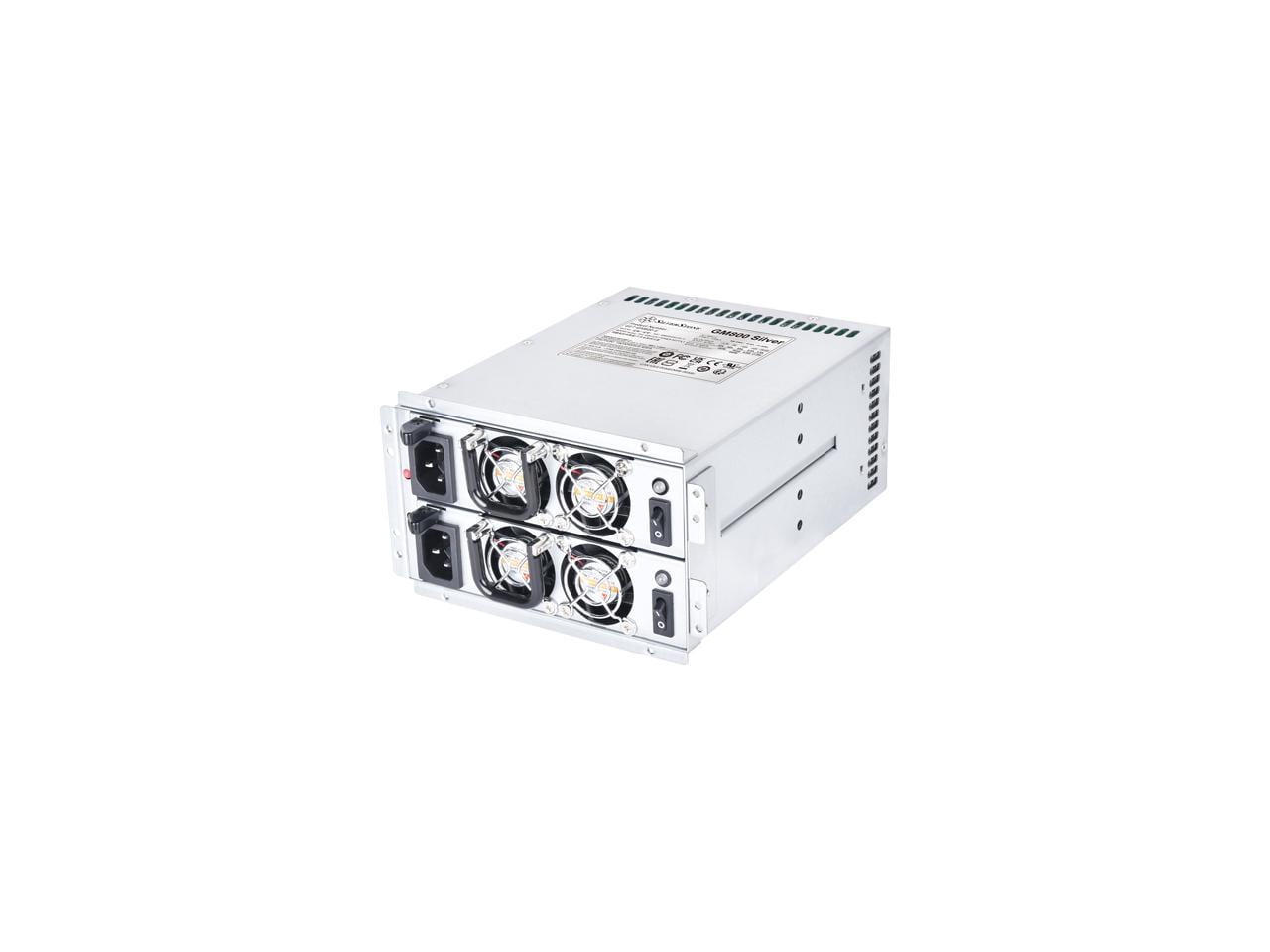 Silverstone GM800 Silver Cybenetics Silver 800W mini redundant power ...