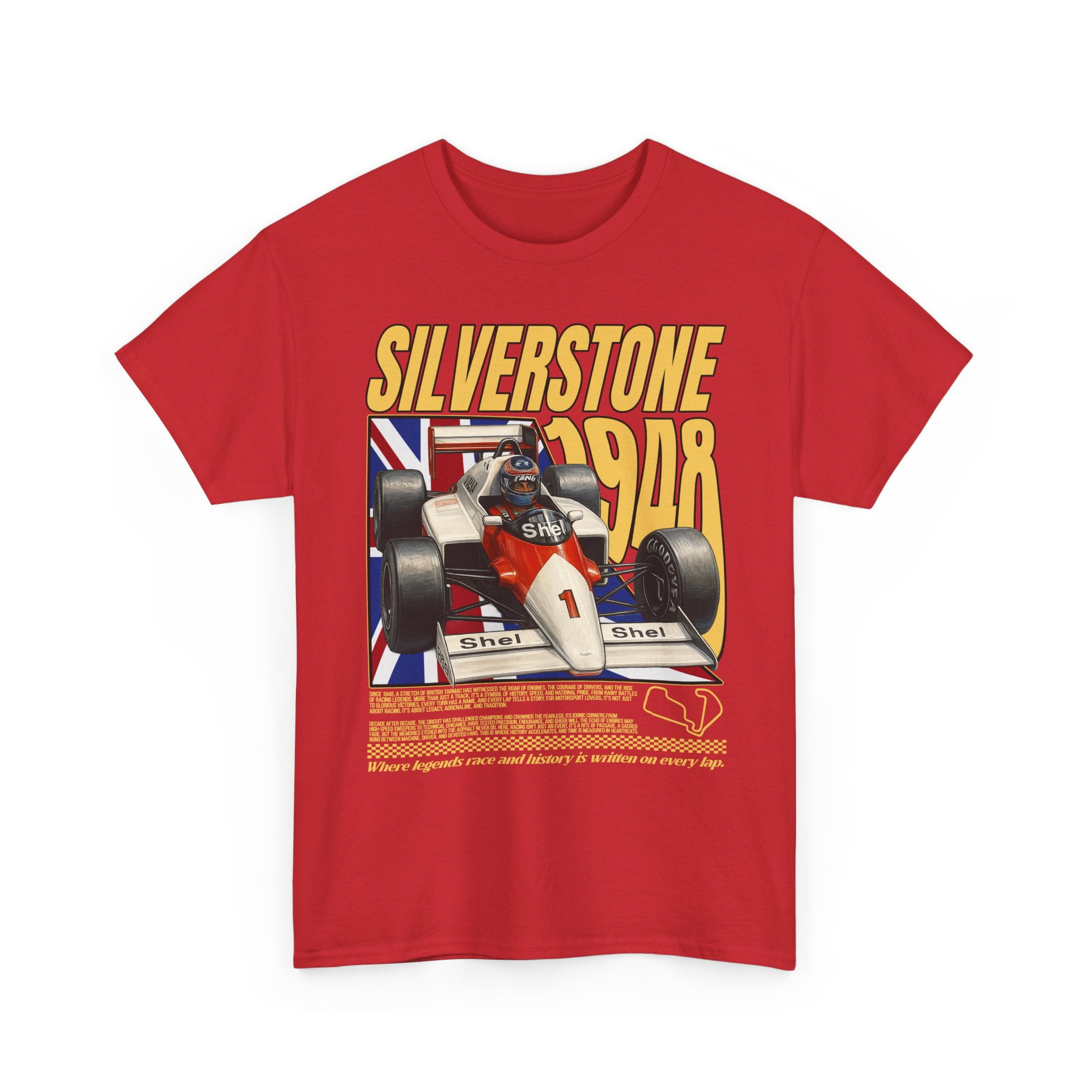 Silverstone Racing T-Shirt | Inspired British Motorsports Track Tee ...