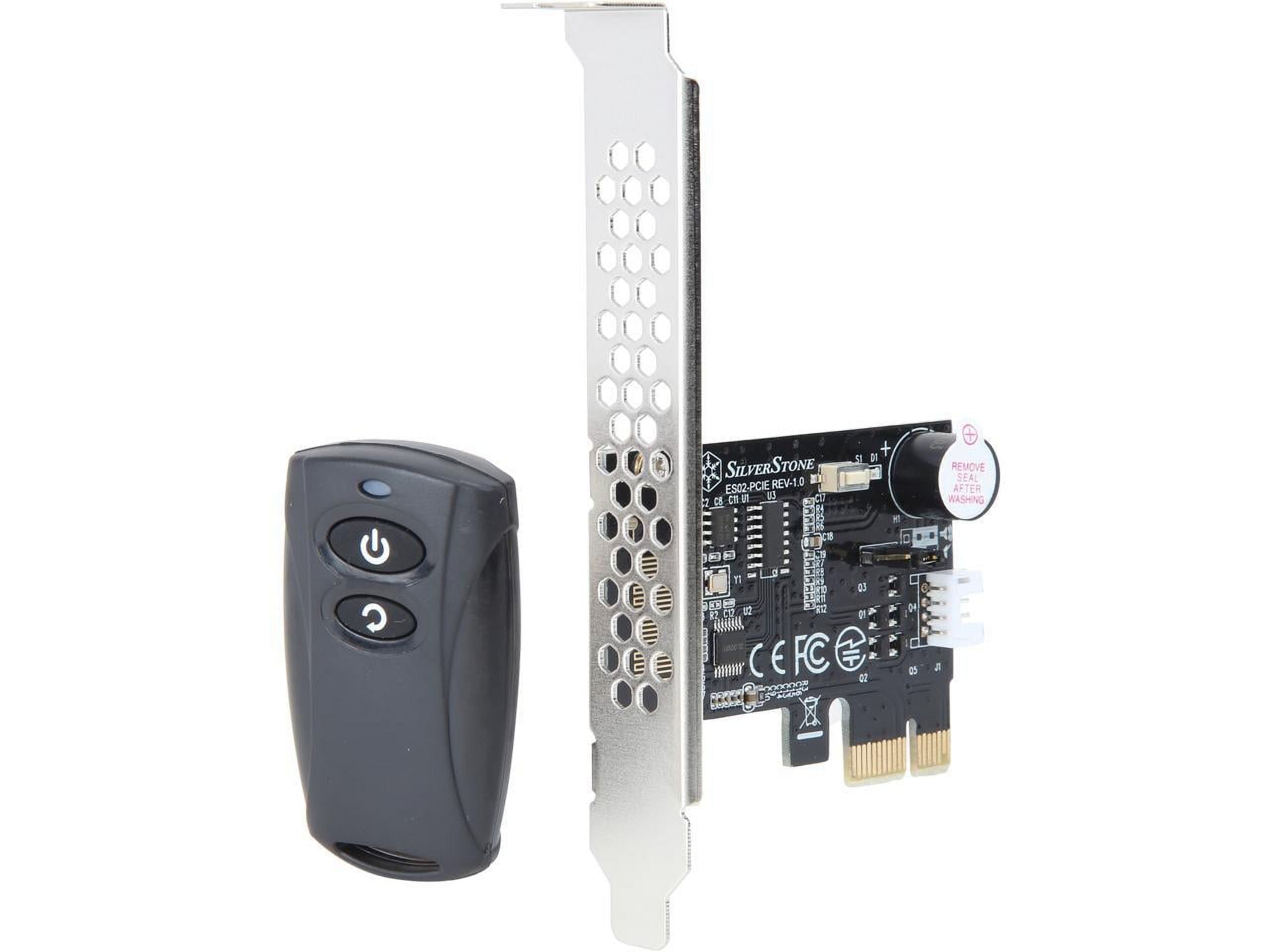 Silverstone SST-ES02-PCIE 2.4Ghz Wireless Computer Power and Reset Remote Switch - Walmart.com