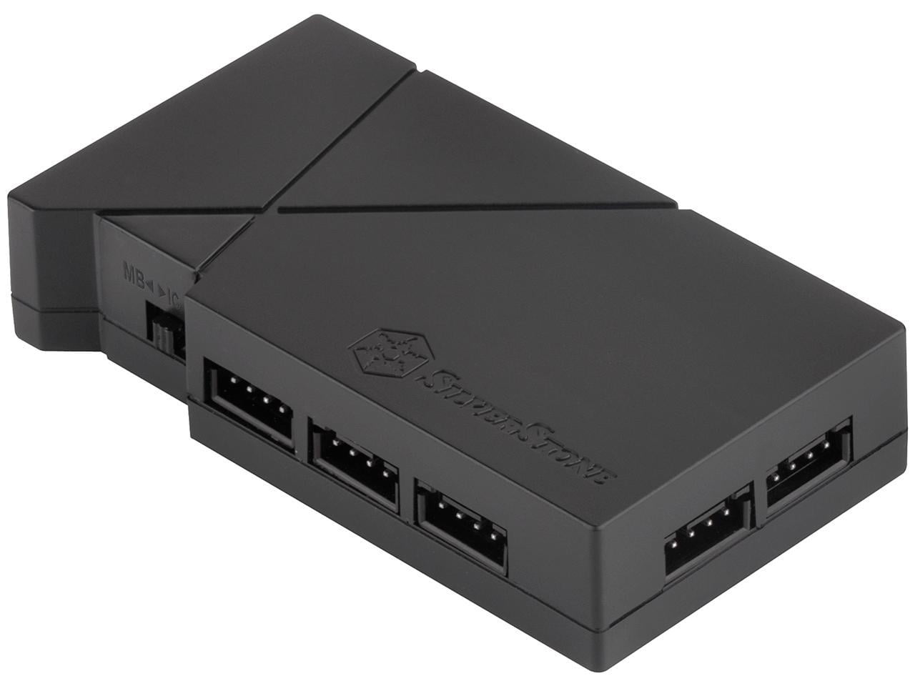 Silverstone SST-LSB01 RGB Light Strip Control Box with 8 Port Signal ...