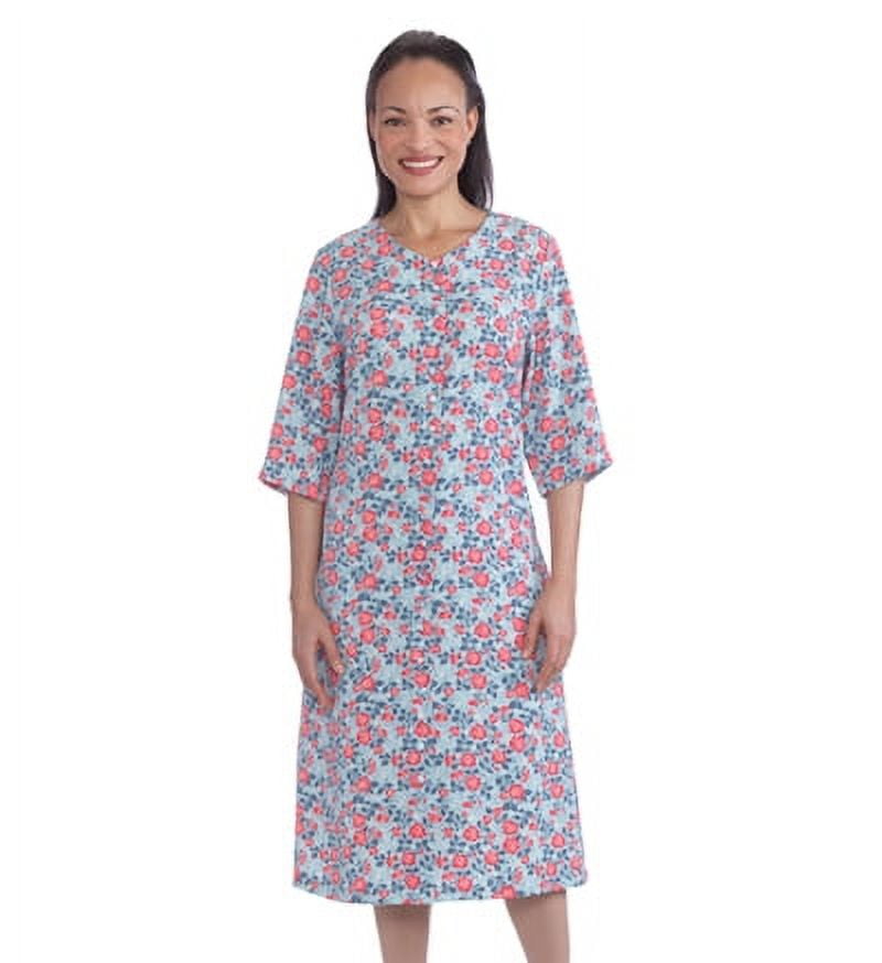 Silverts 211600603 Womens Fashionable Open Back Adaptive Dress, Mist ...