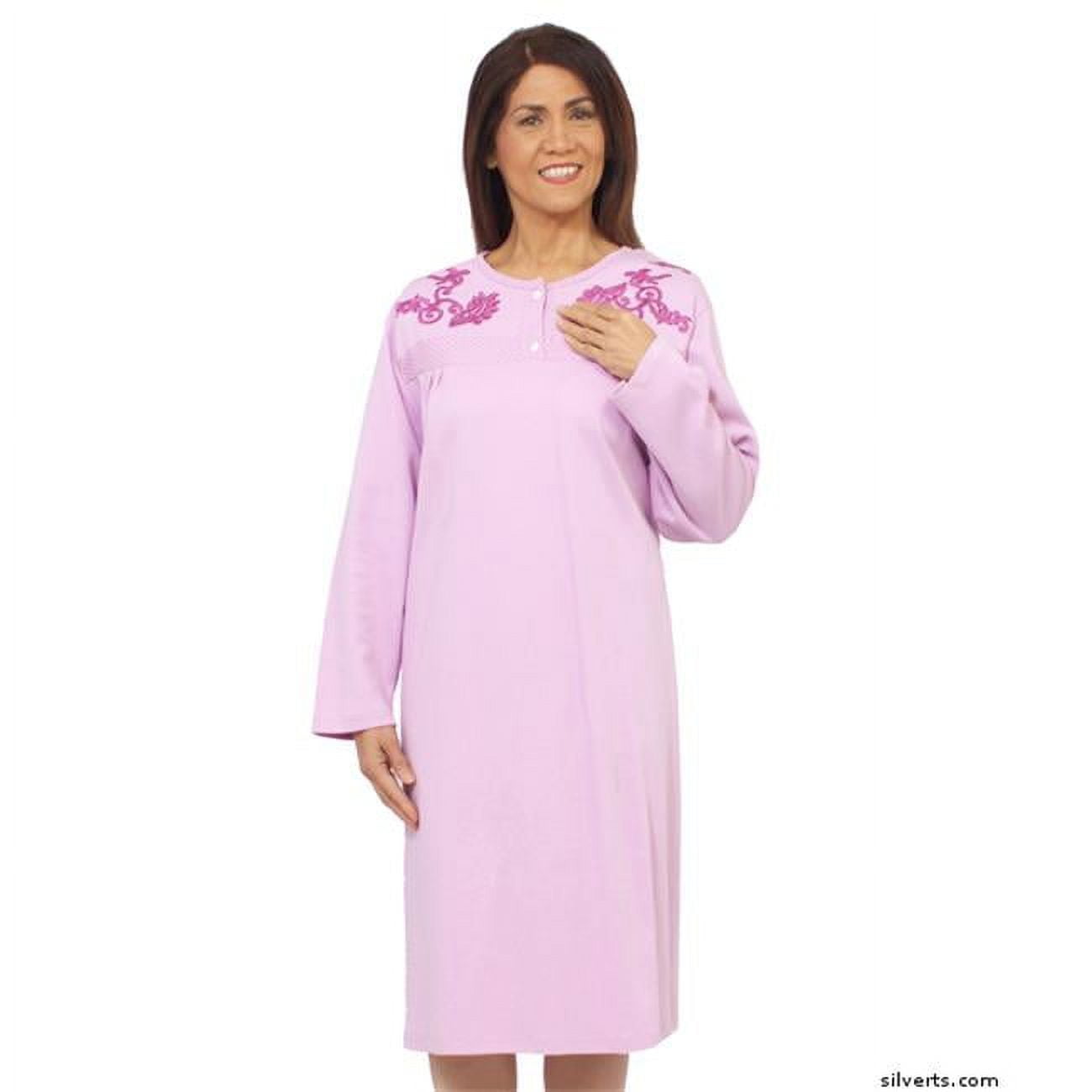 Silverts 262410401 Womens Designer Hospital Open Back Snap Patient ...