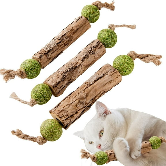 Silvervine Sticks Catnip Toys for Cats, 3 Pack, Interactive Indoor Cat ...