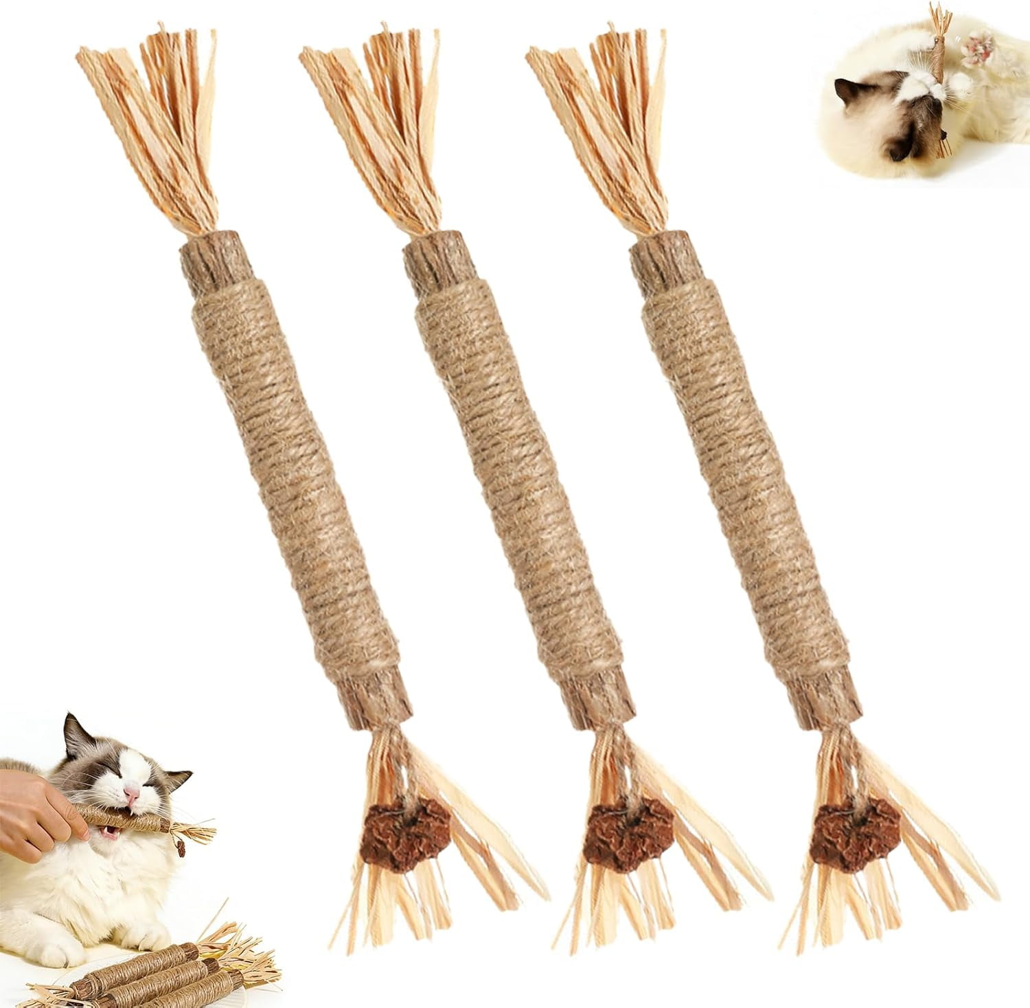 Silvervine Sticks for Cats – Natural Cat Chew Sticks for Dental Care ...