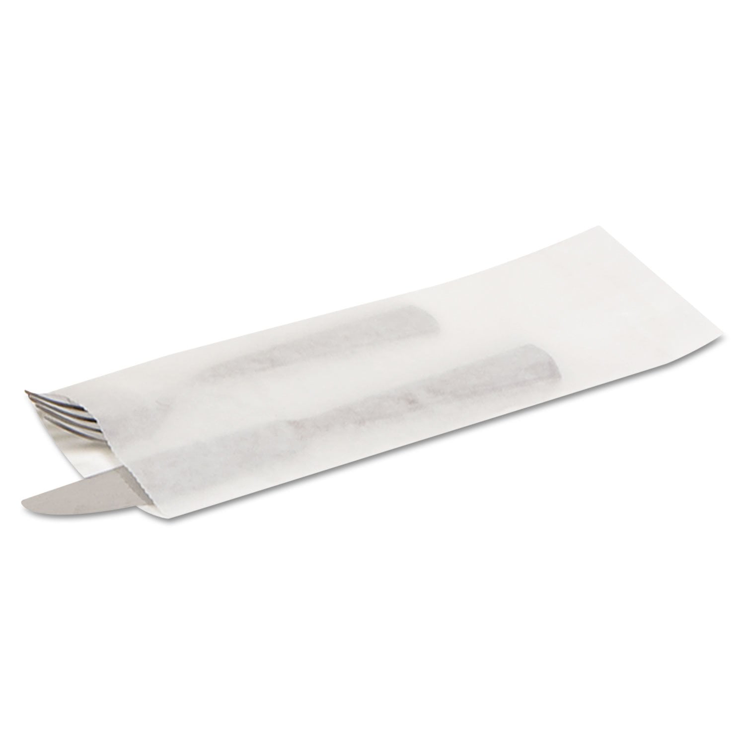 Silverware Bags 10d x 2 3/4w White 2000/Carton - Walmart.com