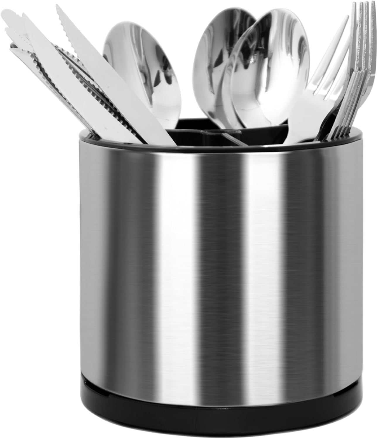 Silverware Caddy Cutlery Organizer for Countertop 360° Rotating ...